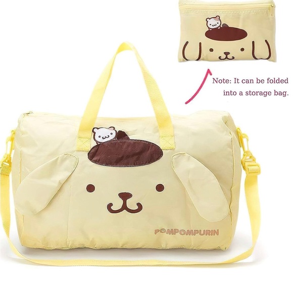 Sanrio | Bags | Sanrio Pompompurin Large Capacity Travel Duffelluggage ...